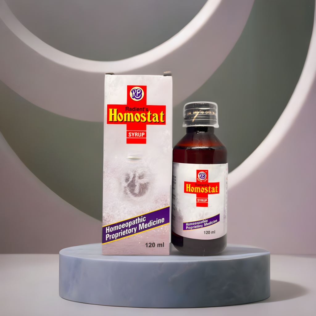 HOMOSTAT SYRUP -120ml – Radient Pharma
